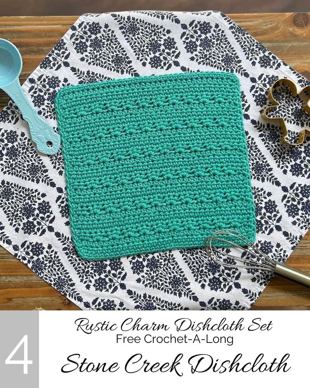Free Crochet-A-Long: Rustic Charm Dishcloth Set CAL